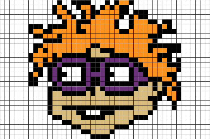 Download Chucky Rugrats Pixel Art PNG Image with No Background - PNGkey.com