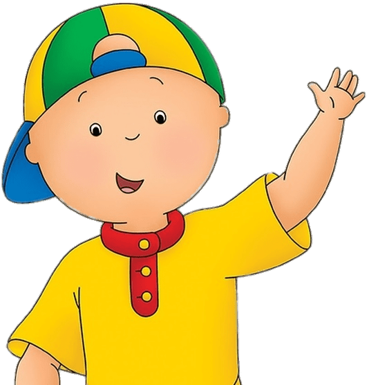 Caillou Waving - Caillou Hd - Free Transparent PNG Download - PNGkey