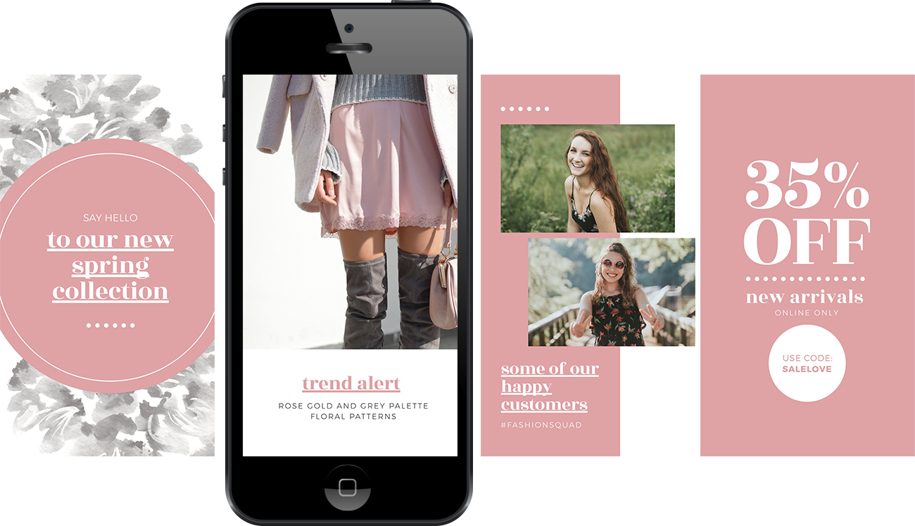 Free Instagram Stories Templates For Your Retail Store - Instagram ...