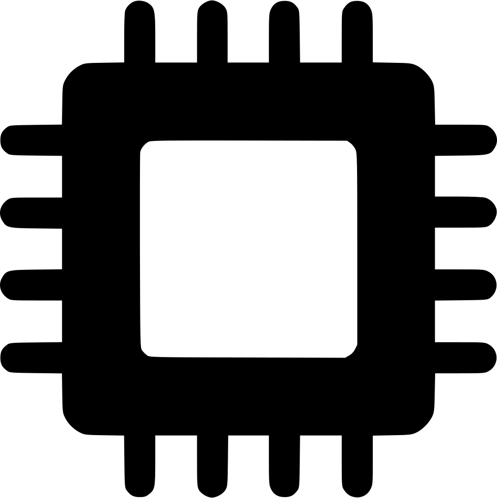 Download Microchip Vector Modern - Artificial Intelligence Icon Png PNG ...