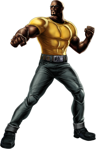 Download Luke Cage Right Portrait Art - Luke Cage Marvel Png PNG Image ...