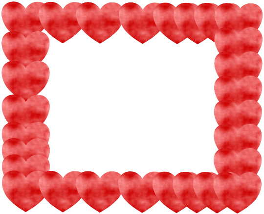 Red Heart Border Png - Picture Frame - Free Transparent PNG Download ...