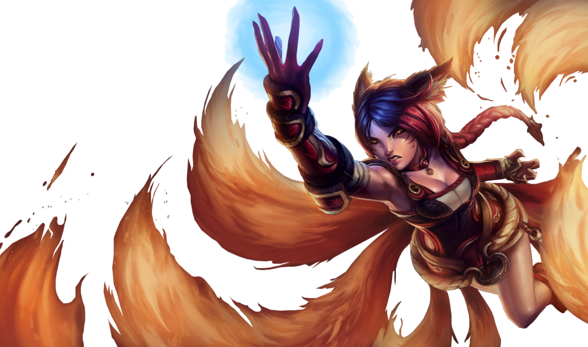 Download Foxfire Ahri Transparent Background By 77silentcrow-d6uocbh ...