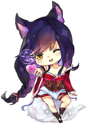 Ahri - Chibi Ahri - Free Transparent PNG Download - PNGkey