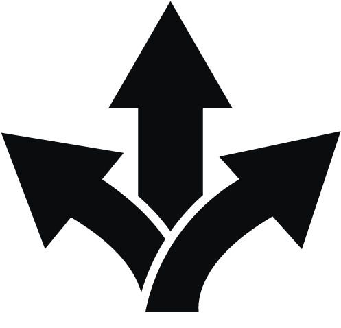 Download Three Way Direction PNG Image with No Background - PNGkey.com