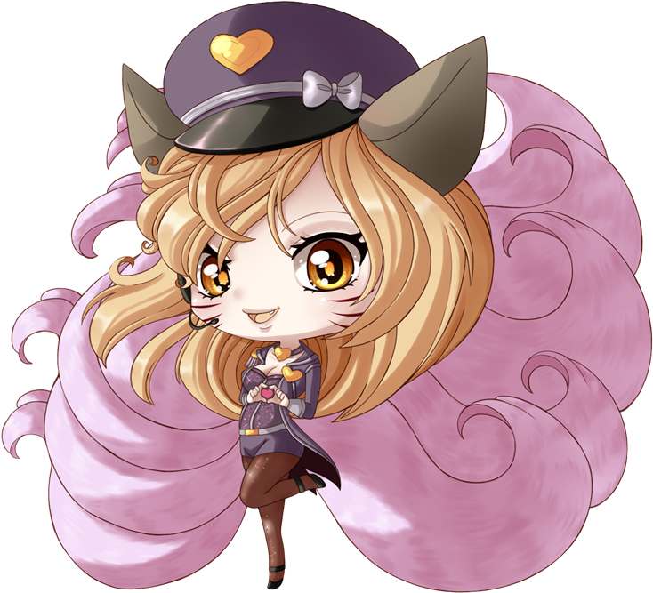 Download League Of Legends Clipart Ahri - Ahri Popstar Chibi Png PNG ...