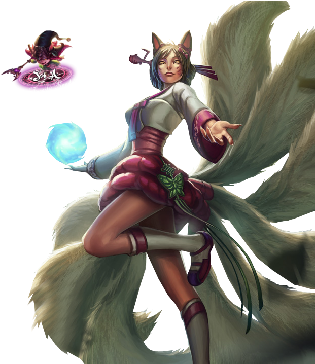 Download New Dynasty Ahri Splash Art PNG Image with No Background ...