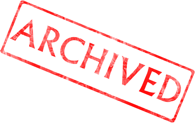 Archived Stamp - Free Transparent PNG Download - PNGkey