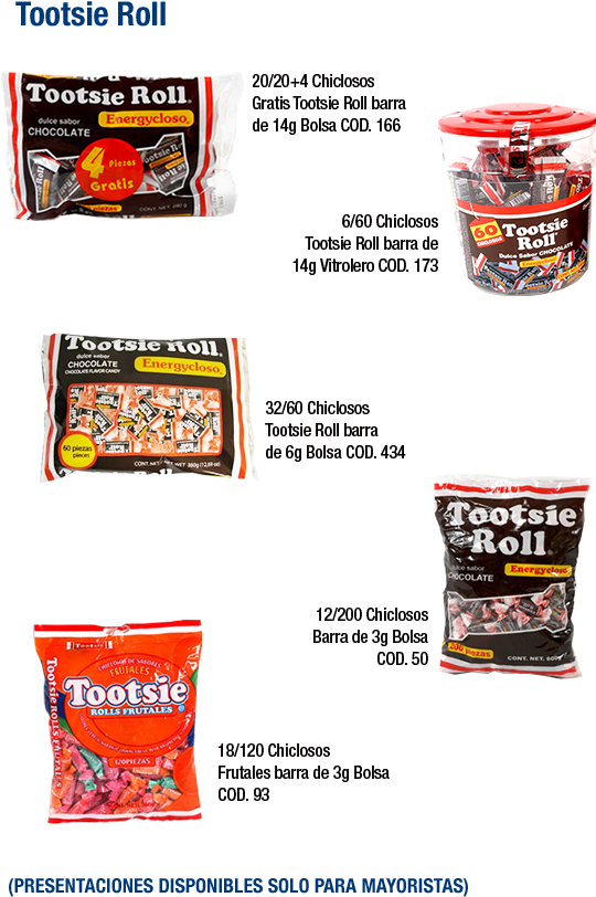 Tutsi Roll, Tootsie Roll Productos Corporativo - Tootsie Roll - Free ...
