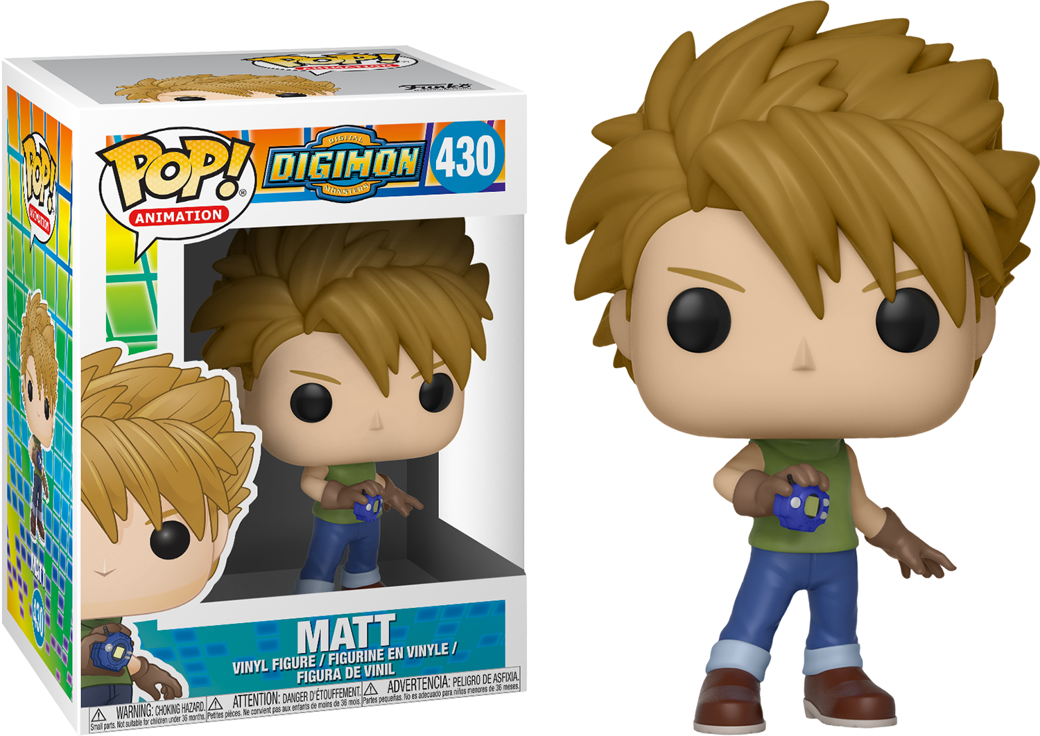 Digimon - Digimon Matt Funko Pop - Free Transparent PNG Download - PNGkey