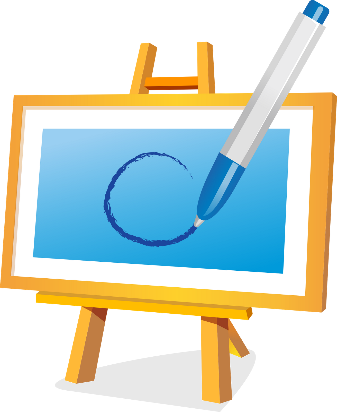 Png Transparent Library Paint Easel Clipart - Painting Icon - Free ...