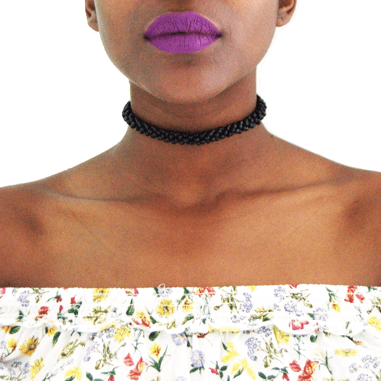Download Beaded Single Choker Necklace - Choker PNG Image with No ...