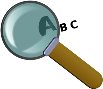 Download Magnifying Glass Alphabet Letter Magnifier - Magnifying Glass ...