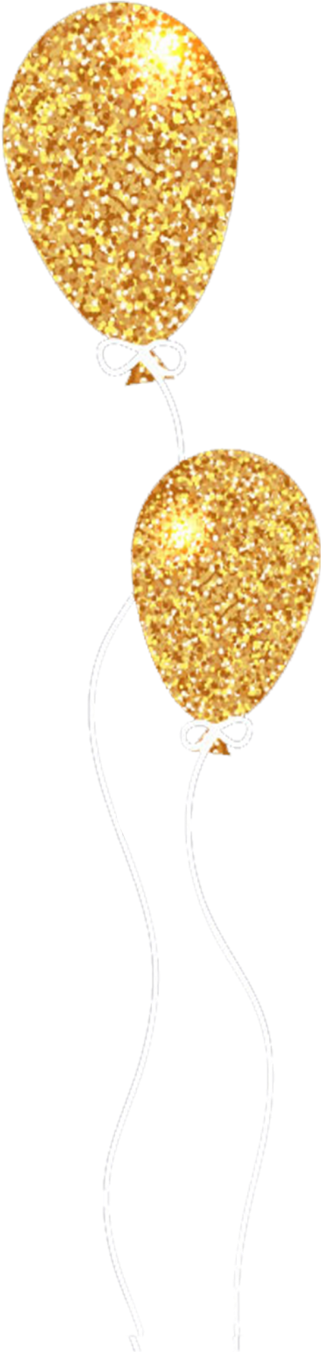 Report Abuse - Gold Glitter Balloon Png - Free Transparent PNG Download - PNGkey