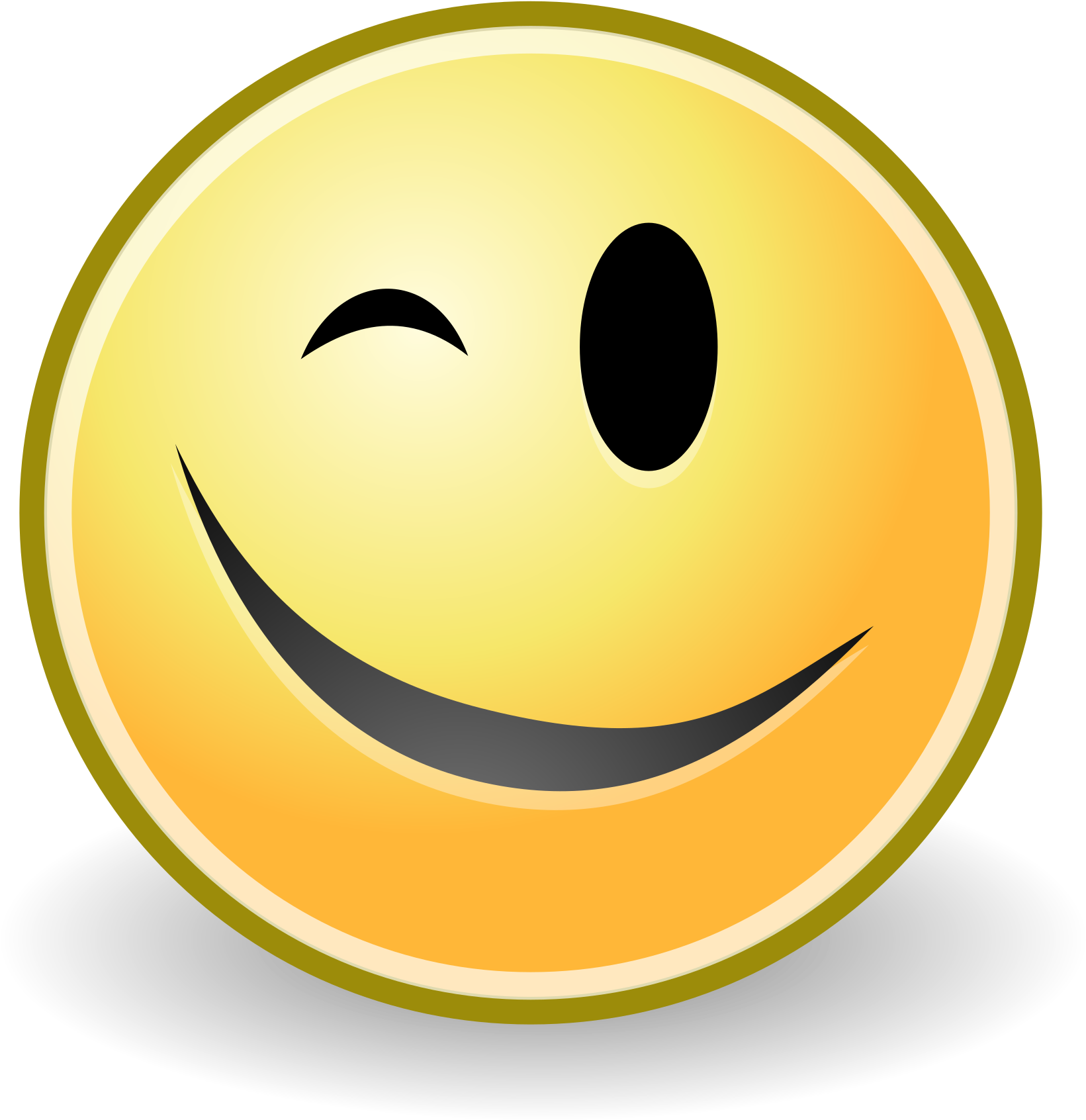 Pix For Wink Smiley Thumbs Up - Wink Face - Free Transparent PNG ...