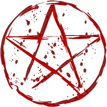 Transparent Pentagram Bleeding - Bloody Pentagram Transparent - Free ...