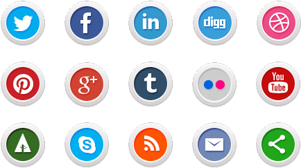Download Social Icons Transparent Png - All Different Social Media PNG ...