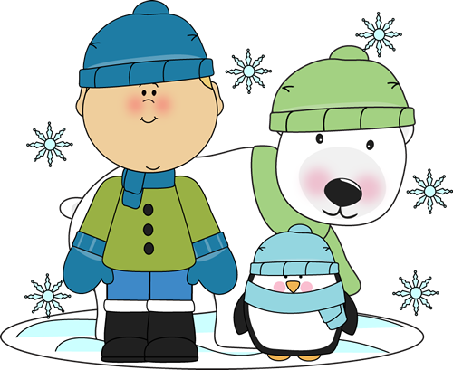 Download Polar Bear Clipart - Winter Clip Art Cute PNG Image with No ...