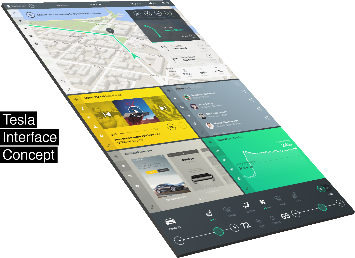 Download 1426710386 Tesla Concept2 - Gadget PNG Image with No ...