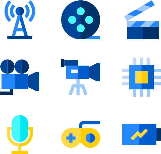 Download Electronic Set - Electronic Icon Designs PNG Image with No ...