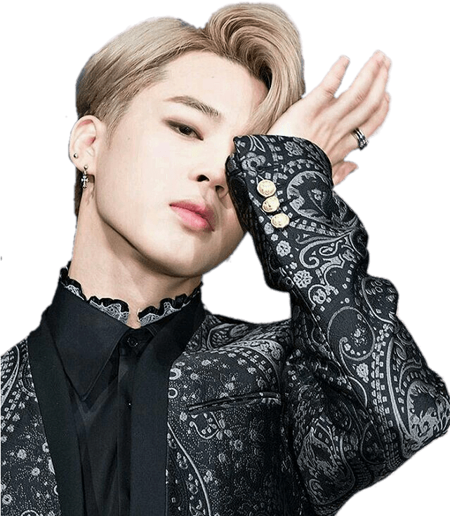 Bts Jimin Posing - Jimin Blood Sweat And Tears - Free Transparent PNG Download - PNGkey