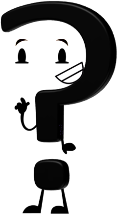 Question Mark The Host - Bfdi Question - Free Transparent PNG Download ...
