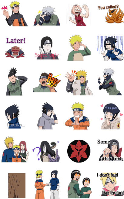 Animated Naruto Stickers - Naruto Stickers - Free Transparent PNG ...