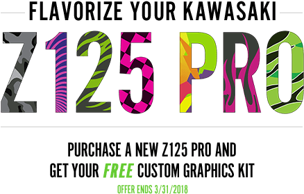 Download Kawasaki Offers - Kawasaki Z125 Pro Decal Graphics PNG Image ...