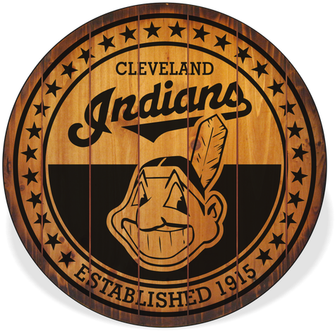 Download Cleveland Indians Barrel Top Sign - Cleveland Indians Die-cut ...