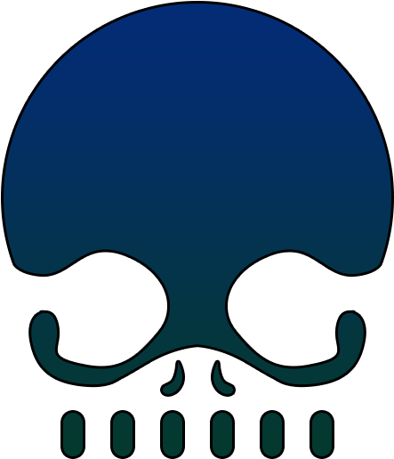Blue Skull - Fairy Tail Dark Guild Logo - Free Transparent PNG Download ...