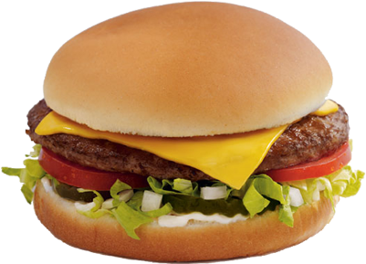 Sonic ® Cheeseburger - Chicken Cottage Cheese Burger - Free Transparent ...