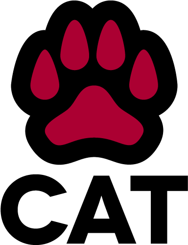 Download Cat Logo - - Central Washington University Paw PNG Image with ...