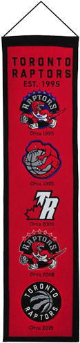 Download Toronto Raptors Logo Evolution Heritage Banner - Winning ...