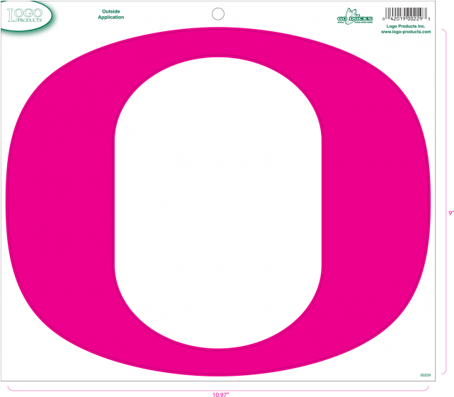 Oregon Ducks Pink O - Free Transparent PNG Download - PNGkey