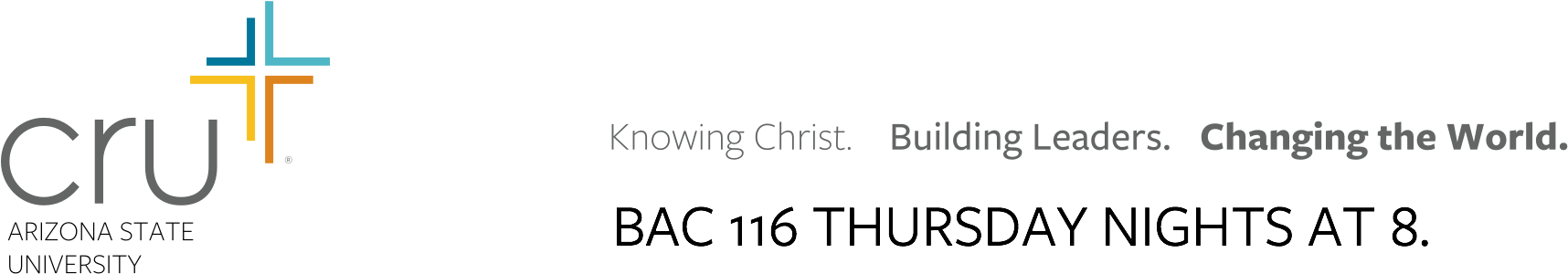 Download Cru Logo Lockup Asu Header Rgb - Disaster Recovery Plan PNG ...