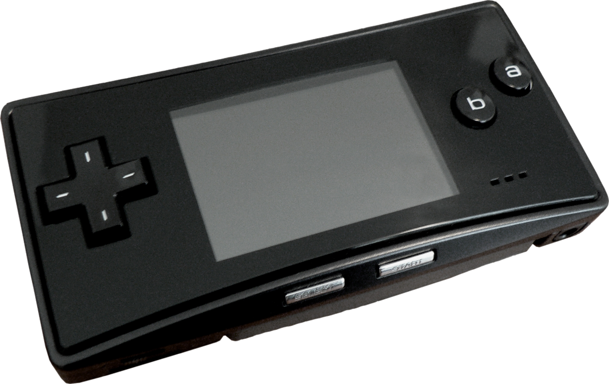 Download Gameboy Micro Faceplate Black PNG Image with No Background ...