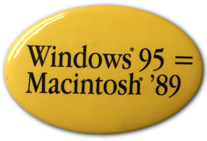 Download Win 95 = Mac 89 Button - Windows Xp Made Simple PNG Image with ...