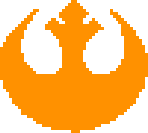 Rebel Alliance - Overwatch Logo Pixel Art - Free Transparent PNG ...