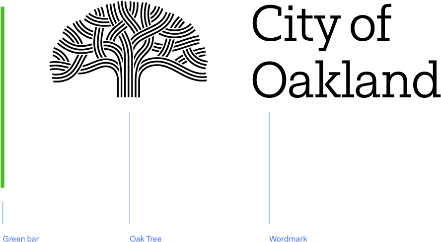 Close Up Example Of The City Of Oakland Logo - Oakland Department Of ...