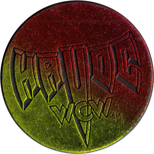 Pacific Rim Trading Caps > Wcw Slammers Havoc Red Yellow - Circle ...