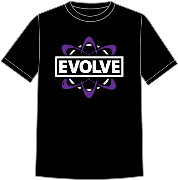 Download Evolve Logo T-shirt - Evolve Wrestling Shirt PNG Image with No ...