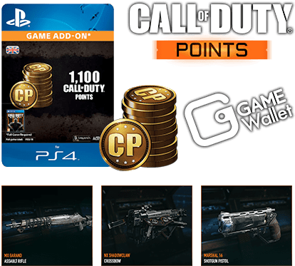 Download Call Of Duty Points With Game Wallet - 1,100 Call Of Duty ...
