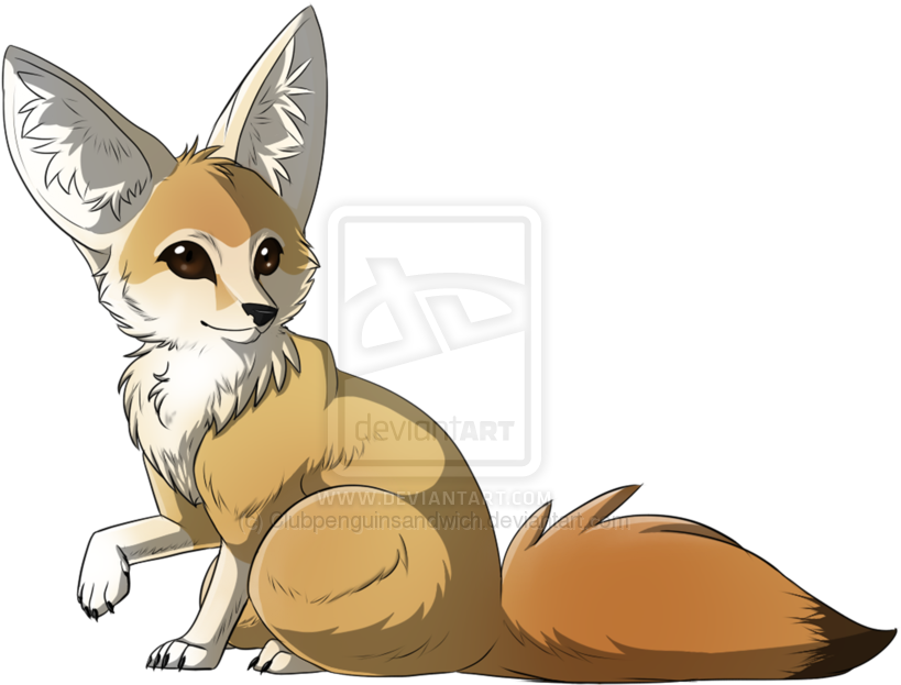Download Fennec Fox By - Fennec Fox Clipart PNG Image with No ...