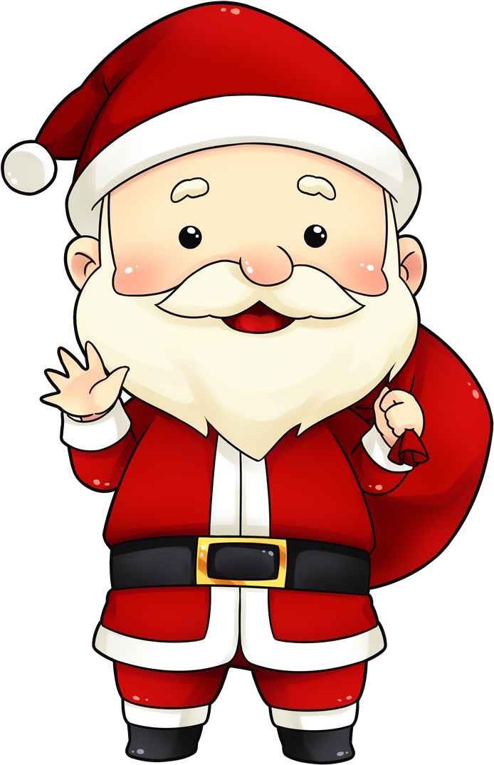 Download Cute Secret Santa Clipart - Santa Png PNG Image with No ...
