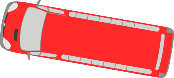 Bus Clipart Top View - Free Transparent PNG Download - PNGkey