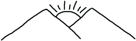 Mountain Draw Png - Mountain With Sun Drawing - Free Transparent PNG ...