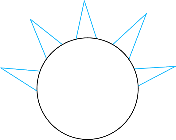 How To Draw Sun - Circle - Free Transparent PNG Download - PNGkey