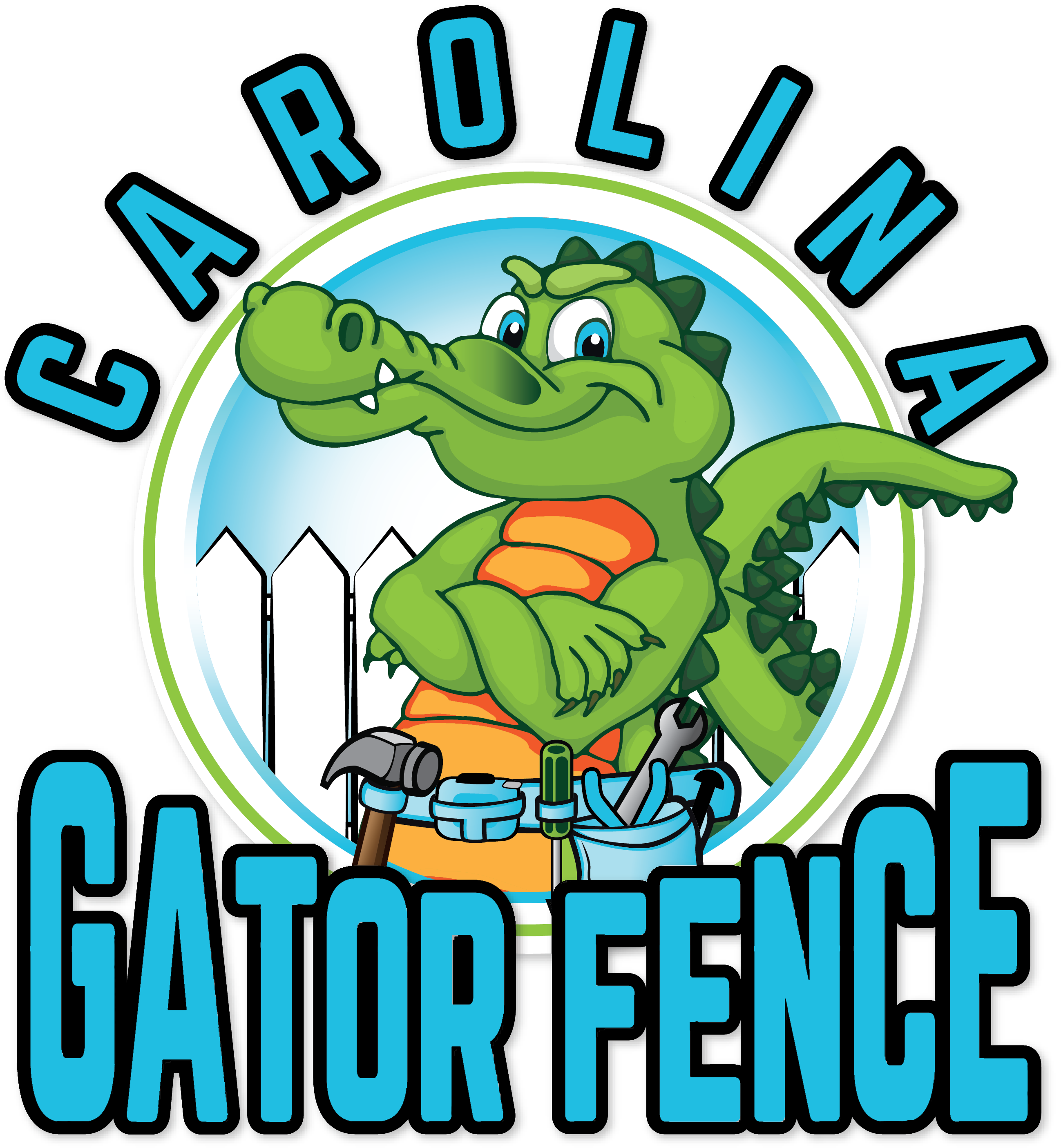 Download Small Banner Image With Gator Fence Mascot - Cartoon PNG Image ...