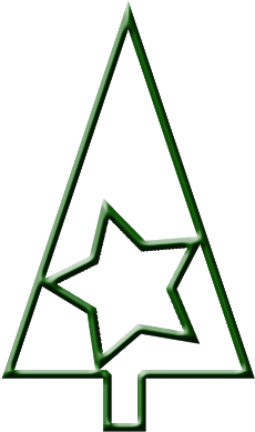 Christmas Tree Outline - Free Transparent PNG Download - PNGkey