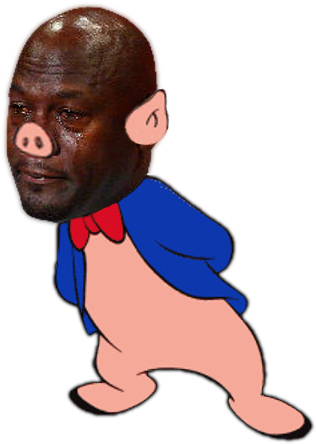 Download Porky Pig Michael Jordan - Michael Jordan Porky Pig PNG Image ...